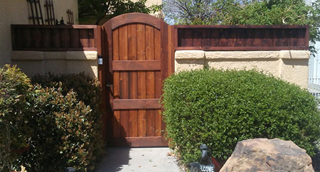 Custom Wood & Metal Gate Designs-Albuquerque Woodworking